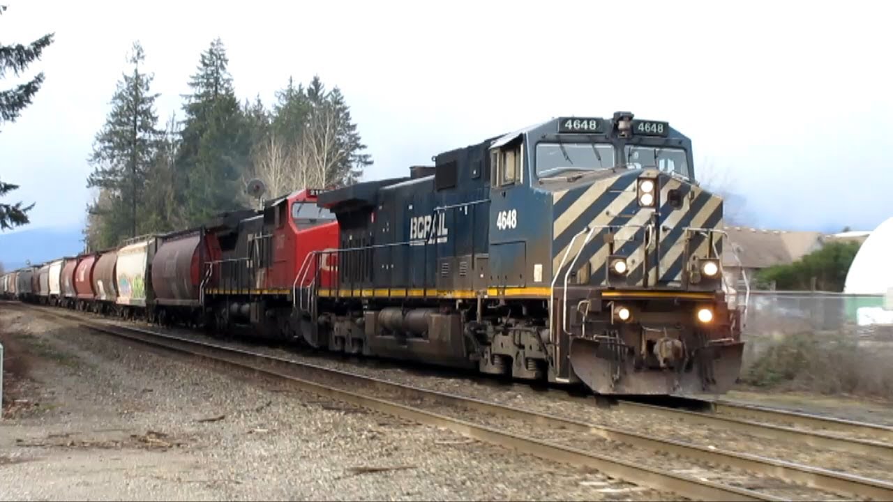 CP, CN and WCE Trains at Pitt Meadows - March 9th, 2021 - YouTube