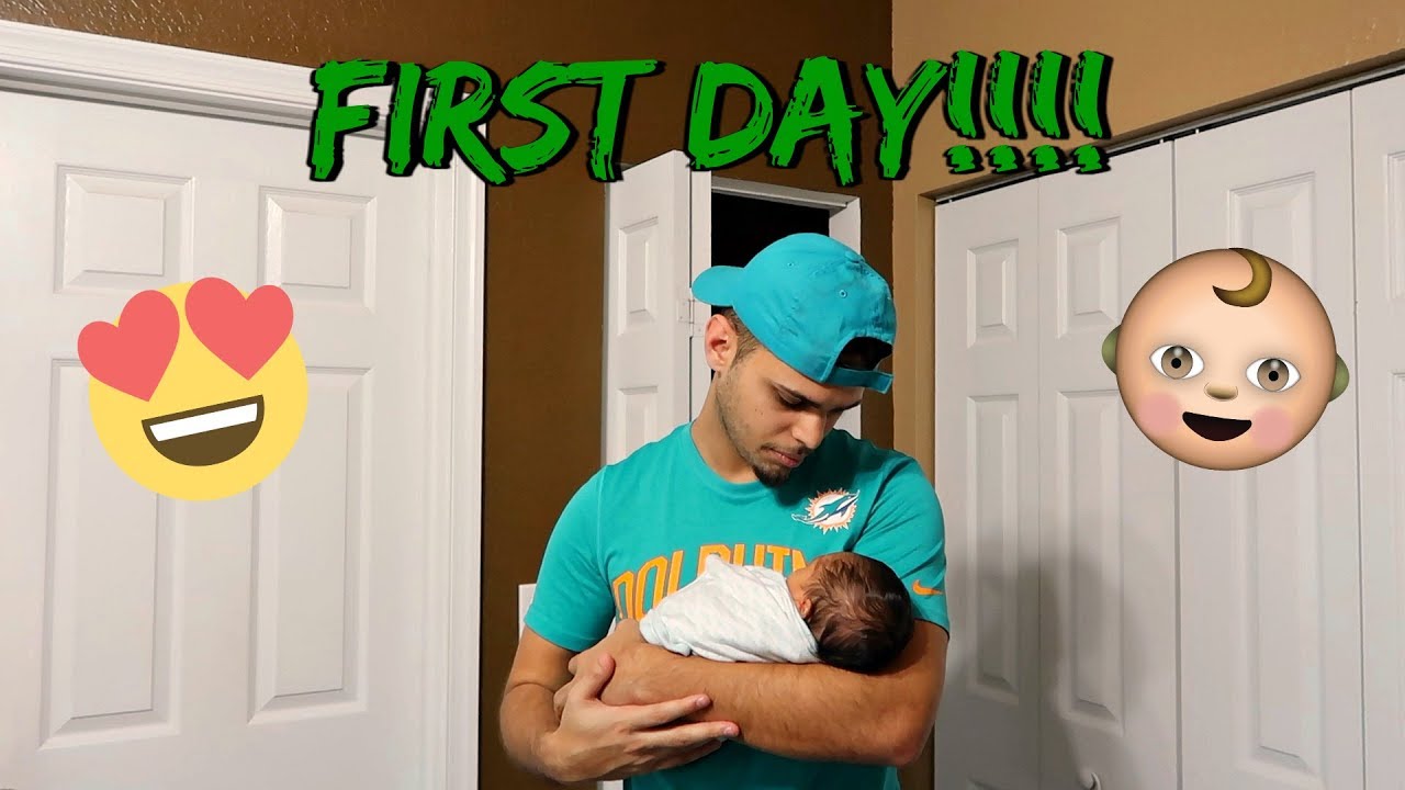 OUR FIRST DAY HOME WITH OUR NEWBORN BABY! (Very Exciting) - YouTube