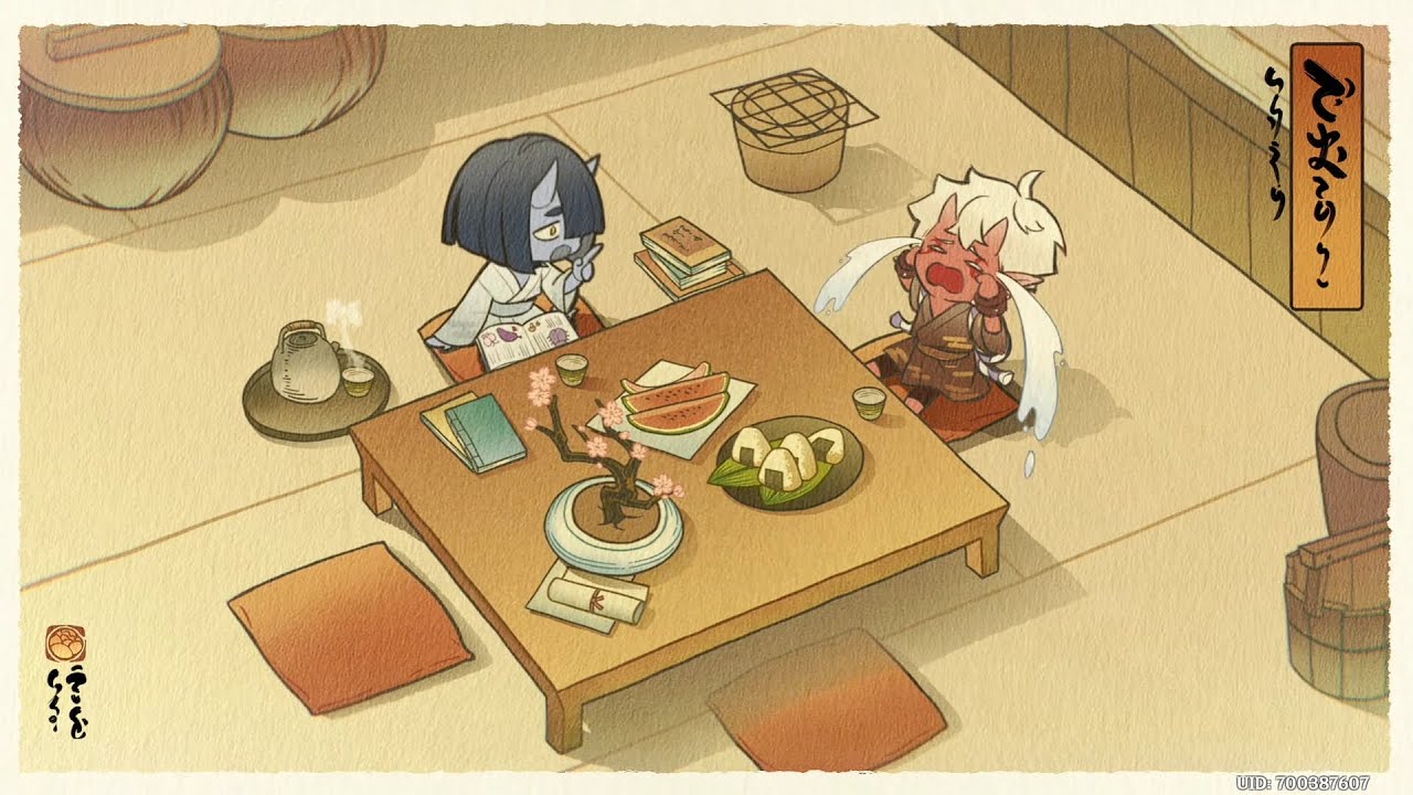 The sad story of the Crimson Oni and the Blue Oni | Genshin Impact ...