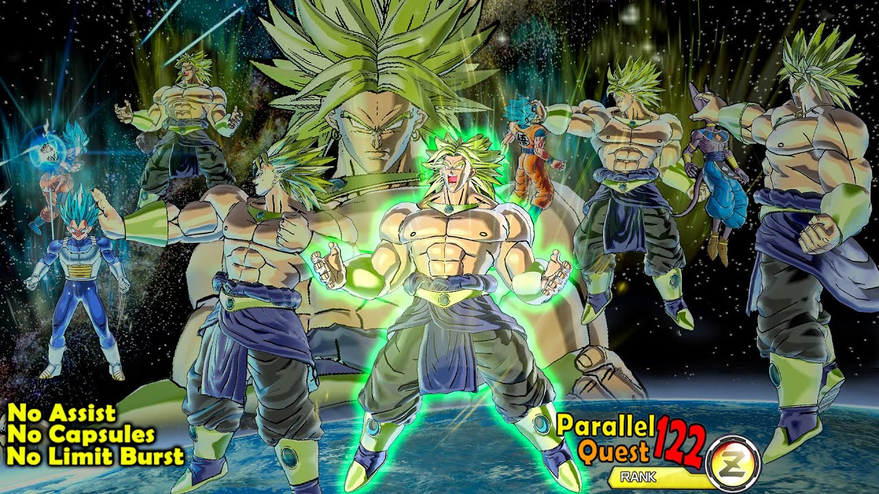 DBXV2 ||PQ 122|| Broly DBZ (SOLO) || No Capsules || No Assist || No ...
