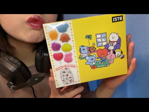 【ASMR】RJを舐める🦙🍭 BT21 Candy - YouTube