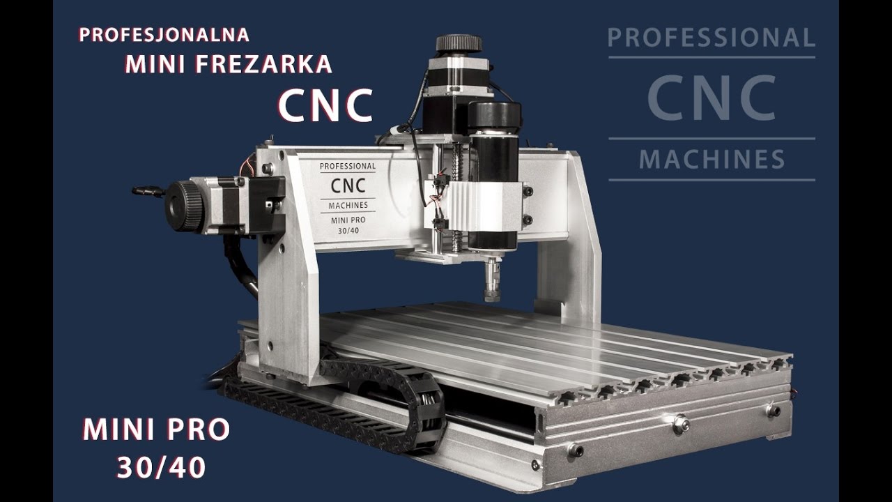 FREZARKA CNC MINI PRO 30 X 40 - YouTube