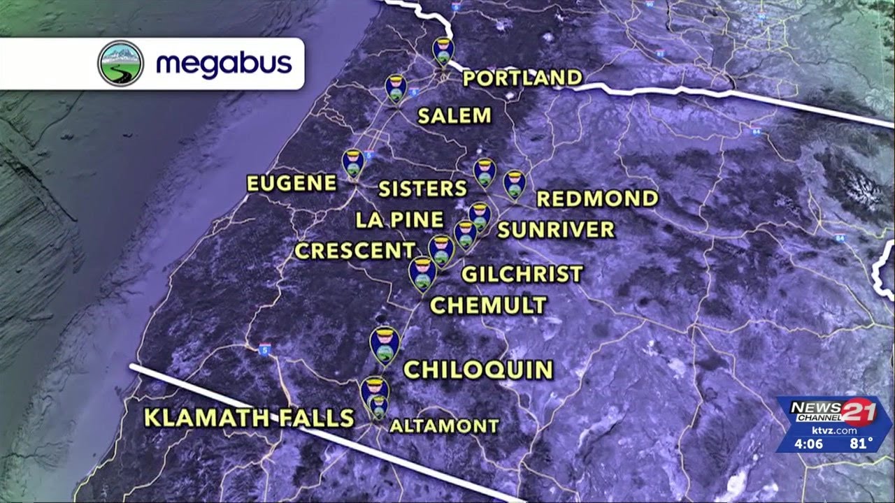 Megabus Route Map