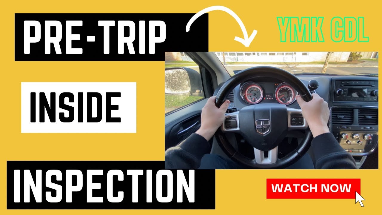How To Get Your School Bus CDL (Part 2) Pre Trip Inside Inspection (In ...