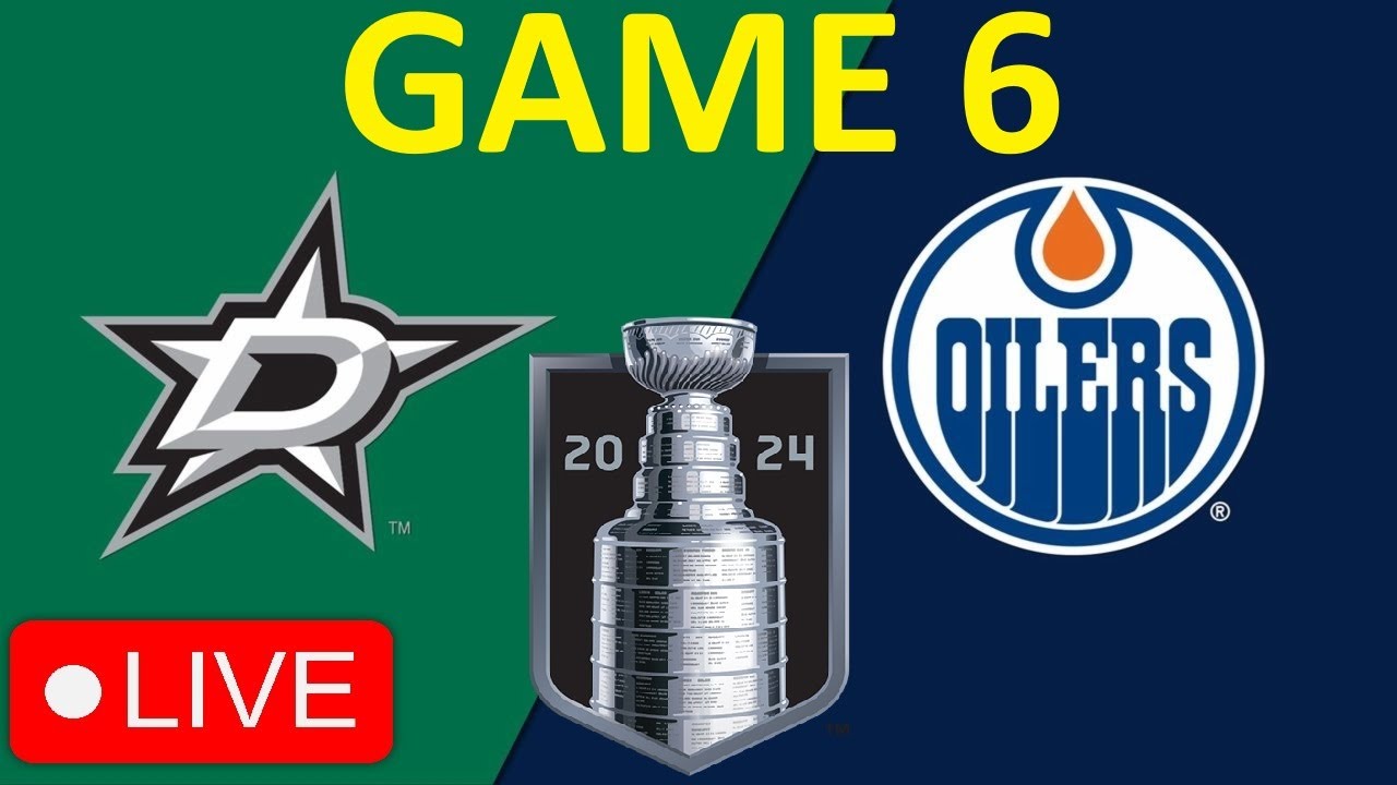 GAME 6: EDMONTON OILERS VS DALLAS STARS LIVE | FULL GAME REACTION AND ...