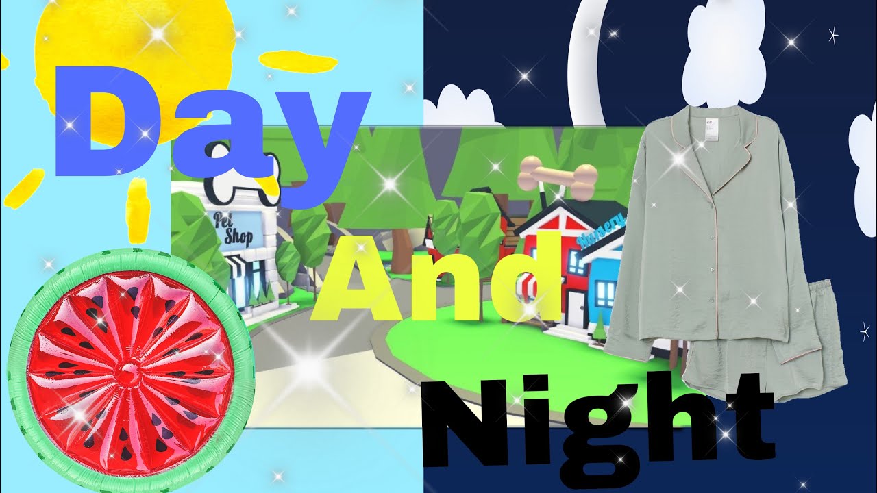 My night time and day time routine in Adopt me!!! - YouTube