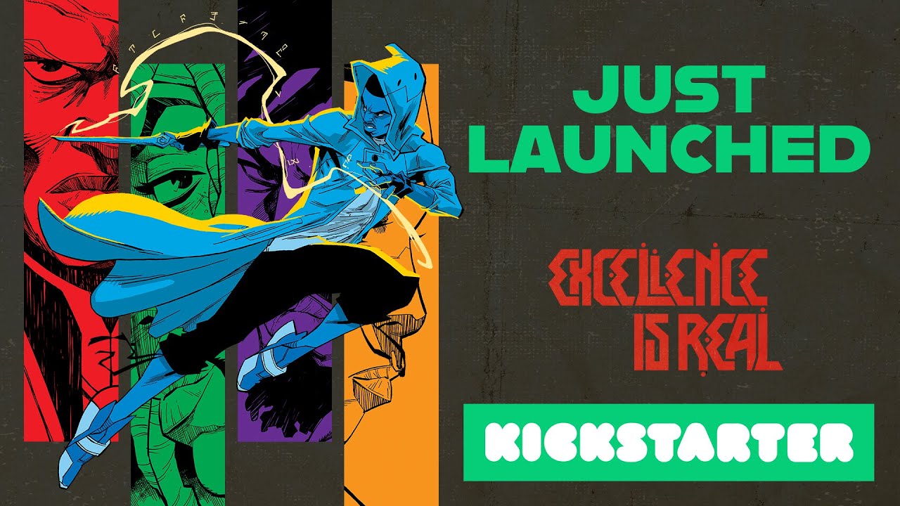 EXCELLENCE Hardcover Comic Kickstarter Trailer - YouTube