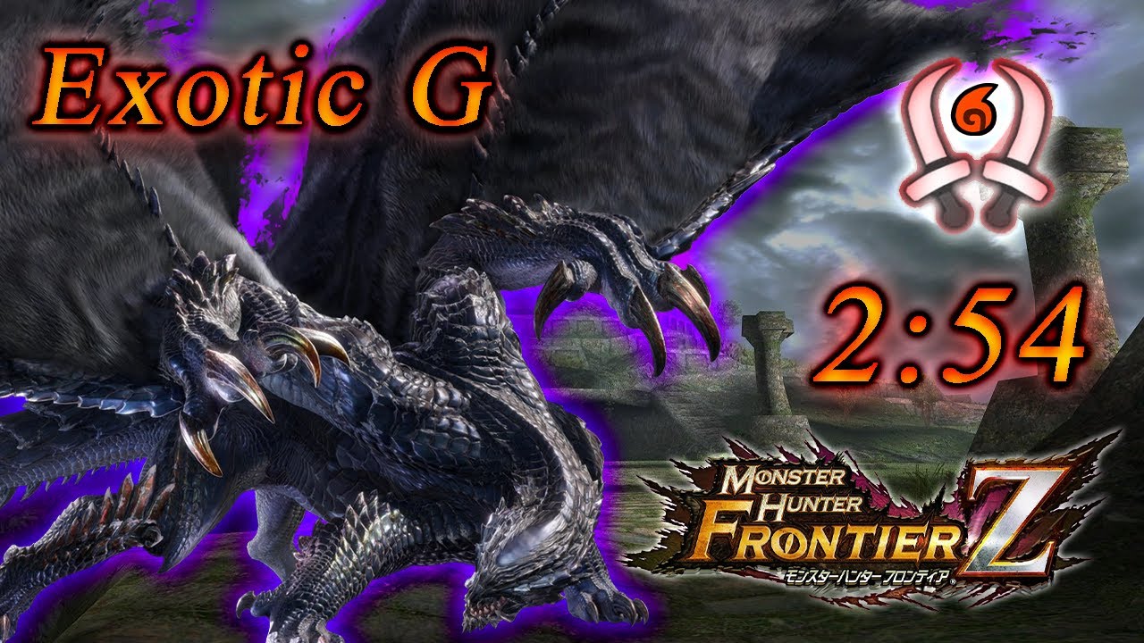 [MHFZ] DB | G Exotic Gore Magala Speedrun - 2:54 | Solo No adrenaline ...