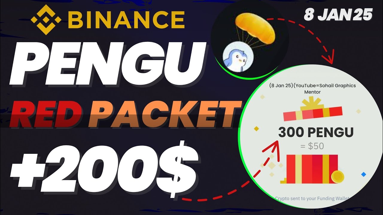 Binance pengu airdrop | Pengu coin | Pengu Airdrop | Pengu token | red ...