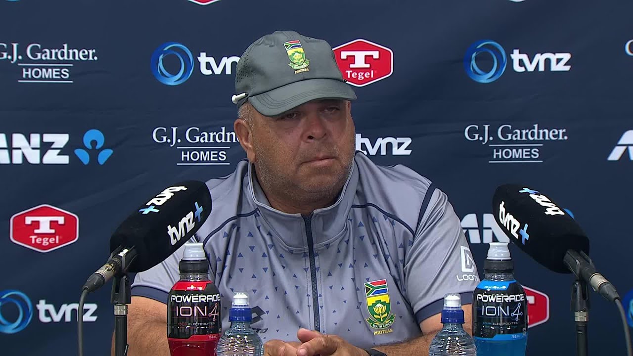 Shukri Conrad post-match press conference - 2nd Tegel Test - Seddon ...