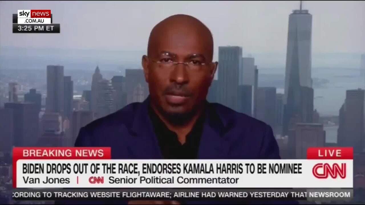 CNN’s Van Jones brought to tears after ‘sleepy’ Biden drops out of ...