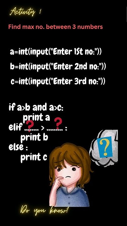 Uncover the Secret of Flow Control in Python - Activity #1 - YouTube