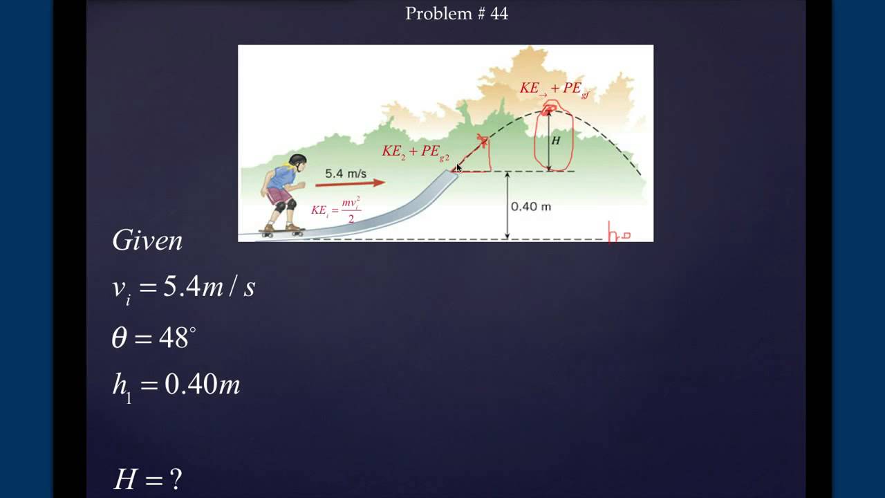 AP Physics - skater on a ramp - YouTube