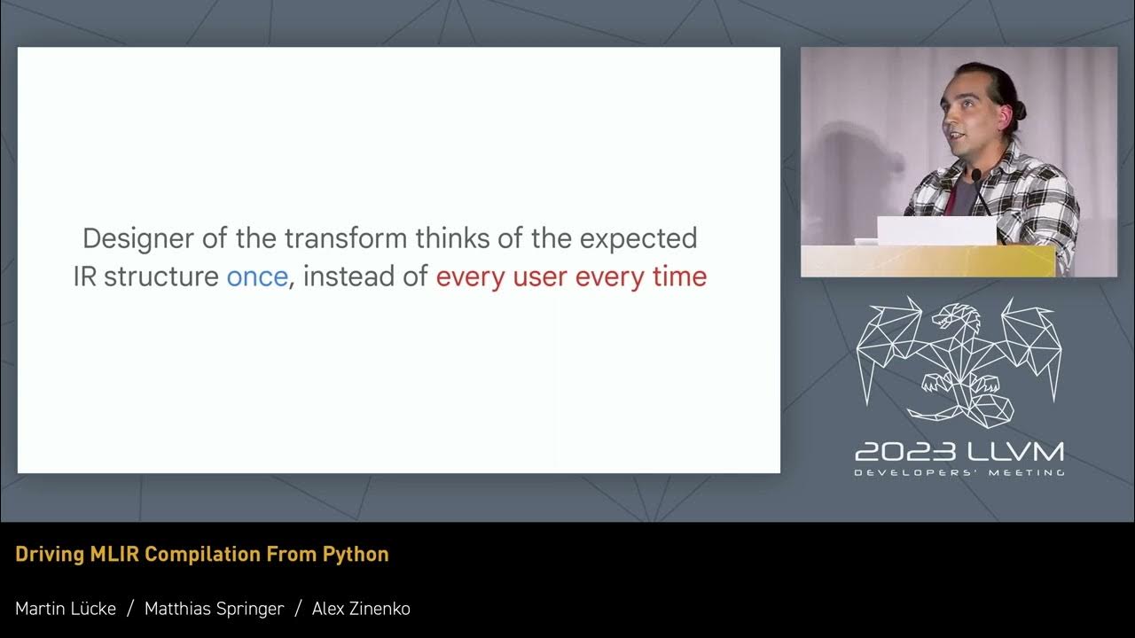 2023 Llvm Dev Mtg Driving Mlir Compilation From Python Youtube