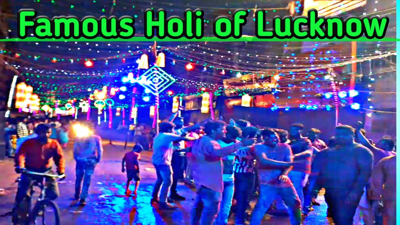 Lucknow Holi Festival || Kaiserbag Lucknow - YouTube