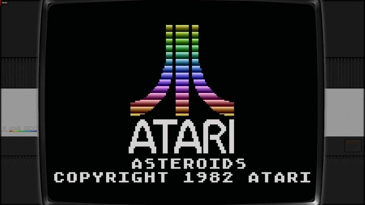 Asteroids (Atari ) – Classic Space Shooter Retro Gameplay - YouTube