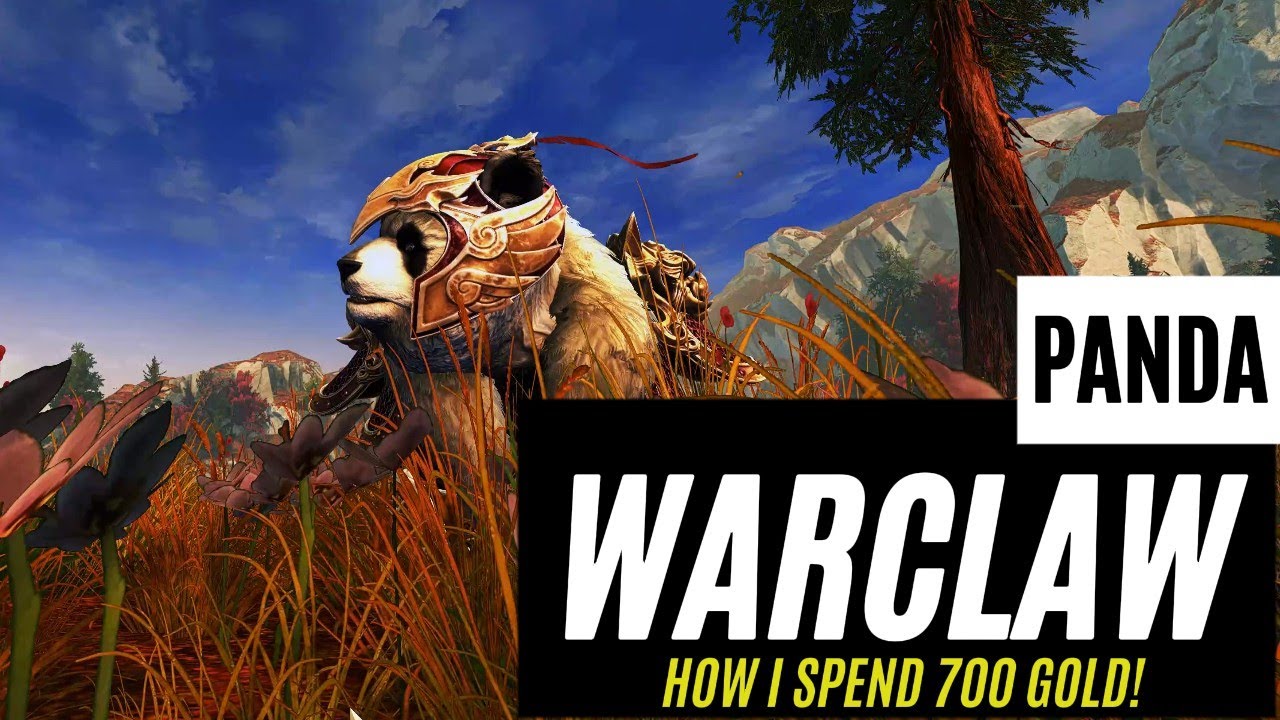Panda Warclaw - Spending 700 Gold, Totally Worth It! #guildwars2 # ...