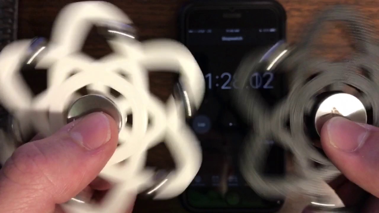 Atom Fidget Spinner w/ "Electrons" - YouTube