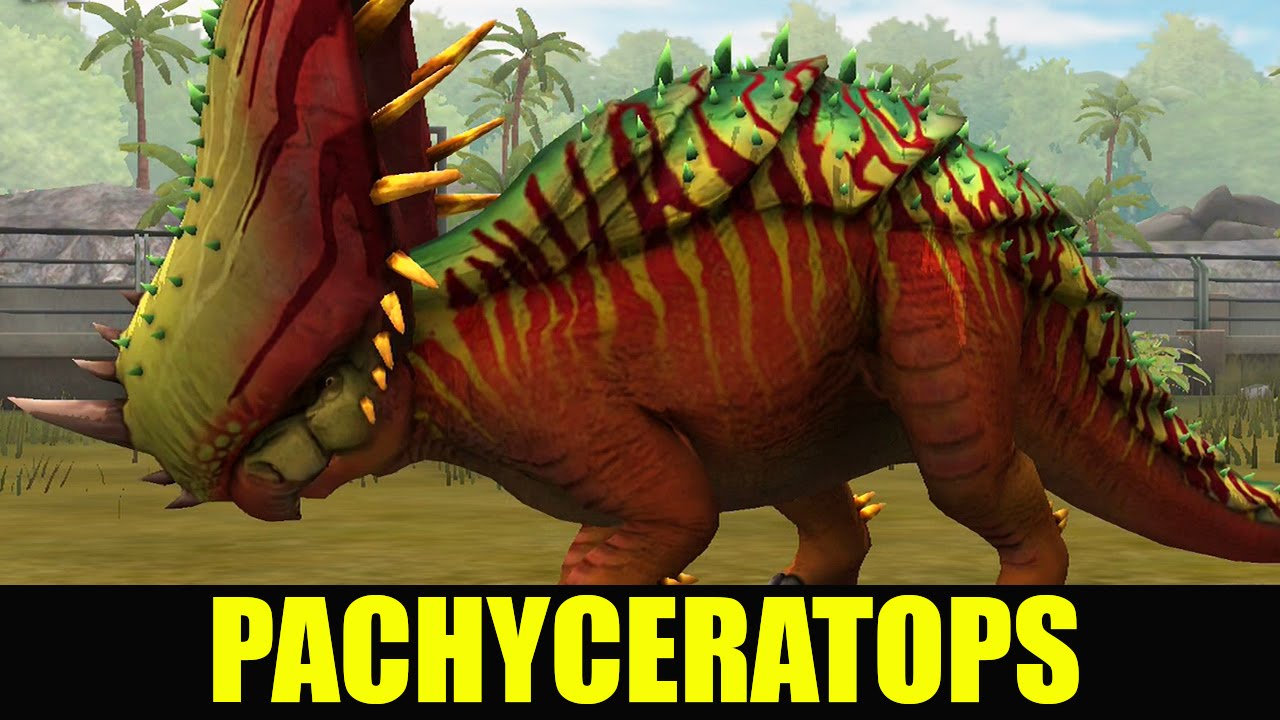 PACHYCERATOPS MAX LEVEL 40 - Jurassic World The Game - YouTube