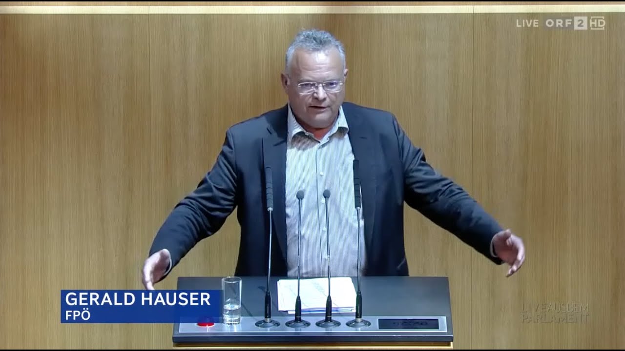 Gerald Hauser - Epidemiegesetz - 4.7.2024 - YouTube