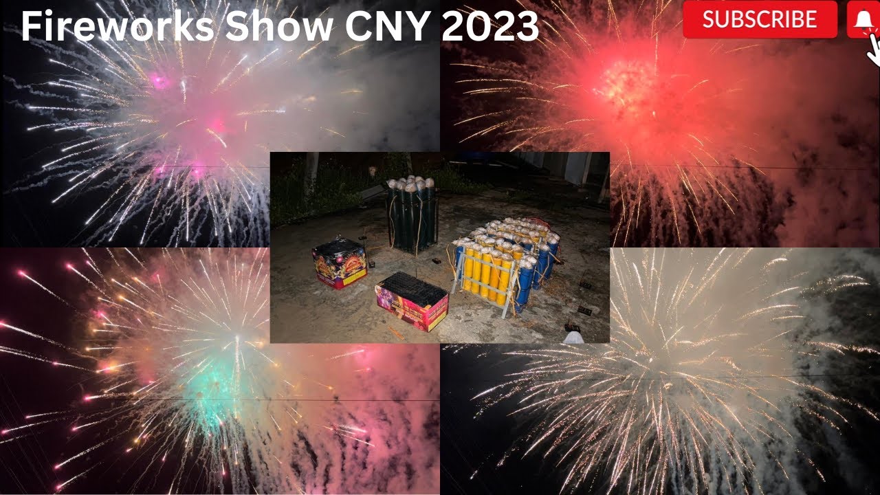 MINI FIREWORKS SHOW In Sibu Sarawak CHINESE NEW YEAR 2023 - YouTube