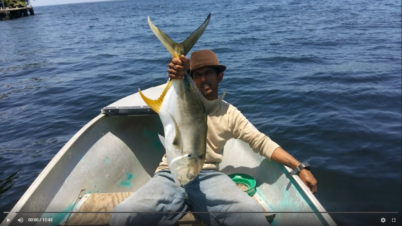 Bushman and chico ,fishing in Trinidad nice catch. - YouTube