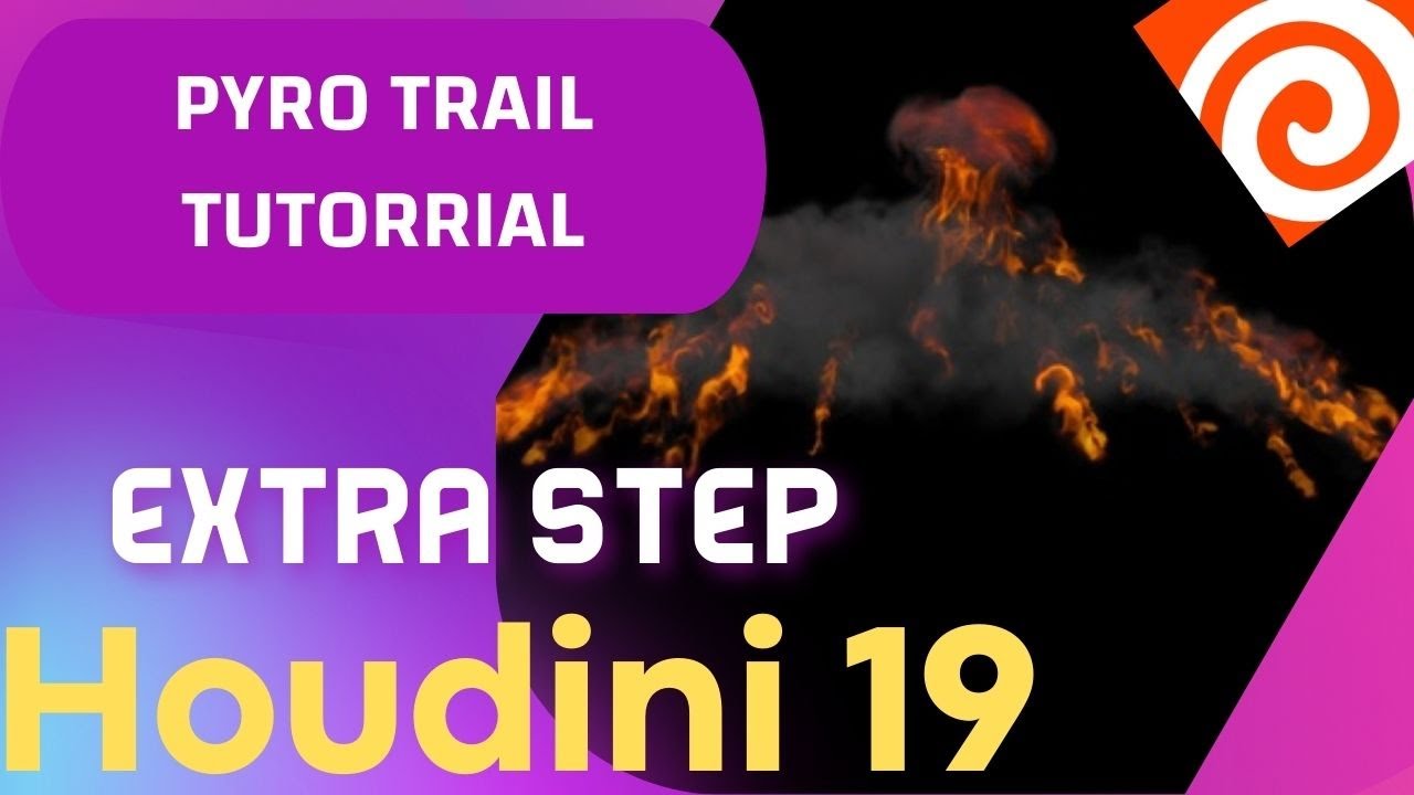 Houdini 19 Pyro Trail Source path node tutorial - YouTube