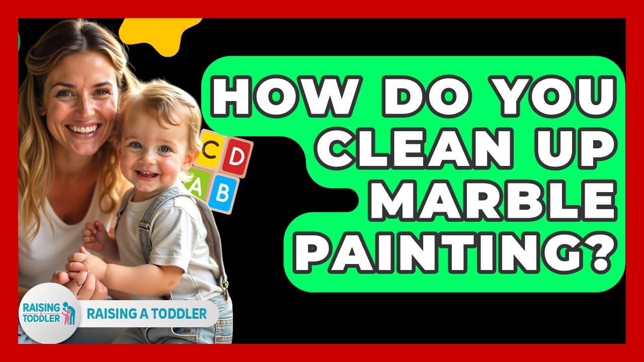 How Do You Clean Up Marble Painting? - Raising A Toddler - YouTube