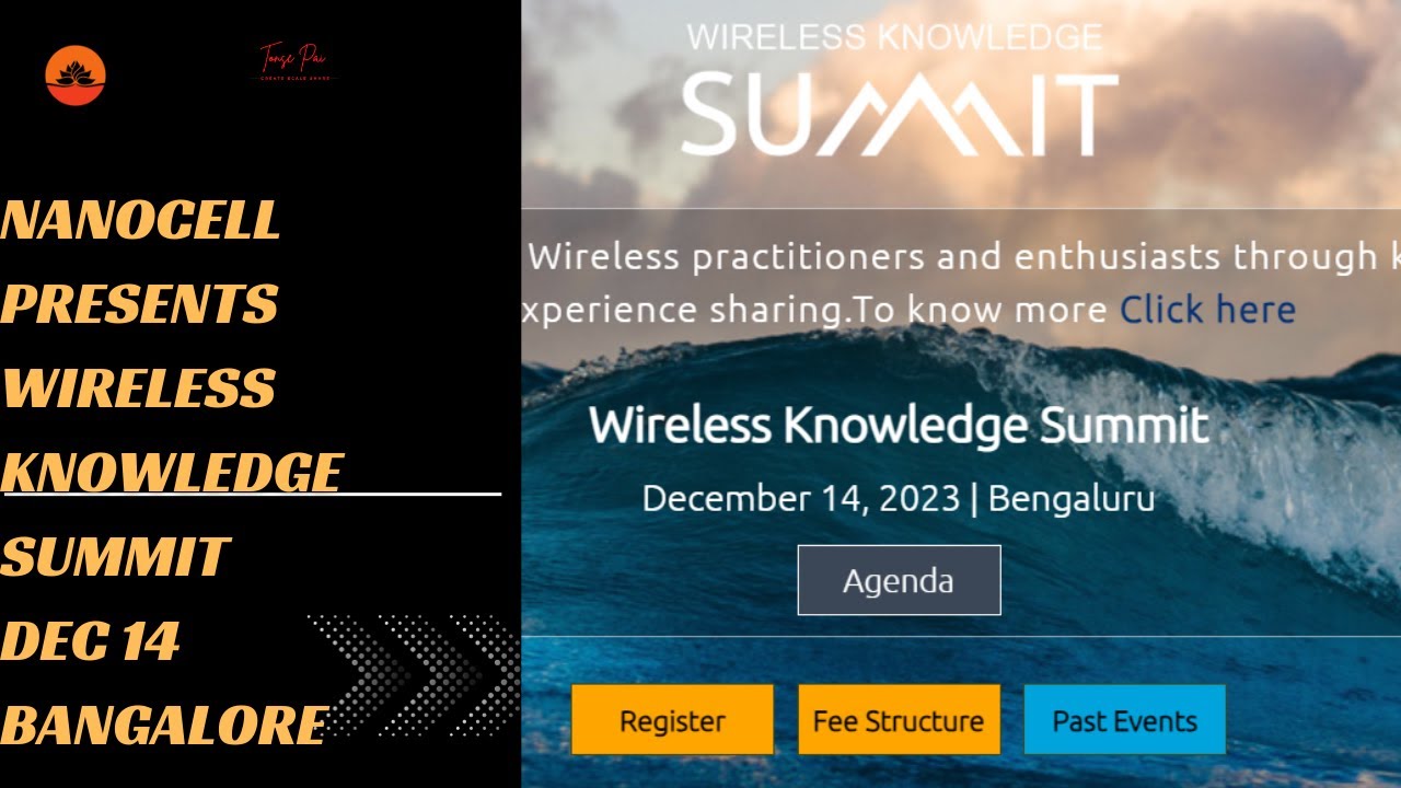 Discover the Future of Wireless Tech: Nanocell Networks at Bangalore's Wireless Knowledge Summit ...