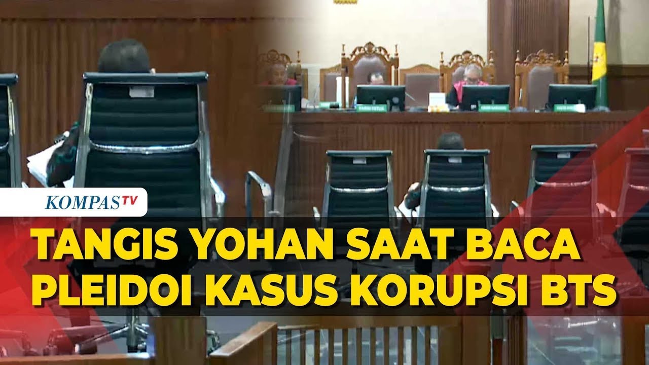 Yohan Suryanto Menangis saat Bacakan Pleidoi di Sidang Kasus Korupsi ...