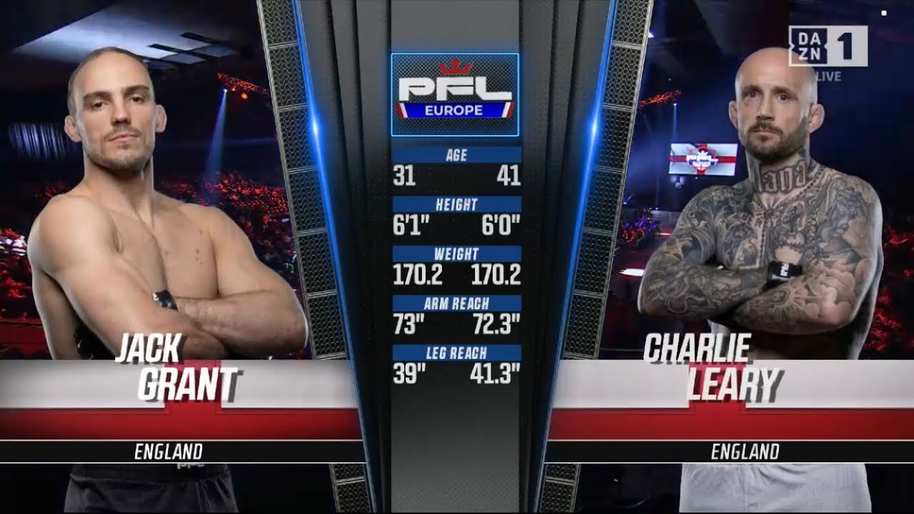 FULL FIGHT - JACK GRANT VS CHARLIE LEARY PFL EUROPE - YouTube