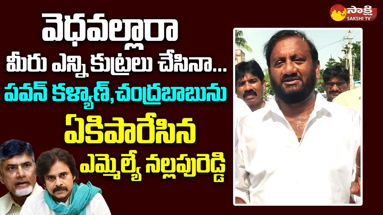Nallapareddy Prasanna Kumar Reddy Fires On Pawan Kalyan - YouTube
