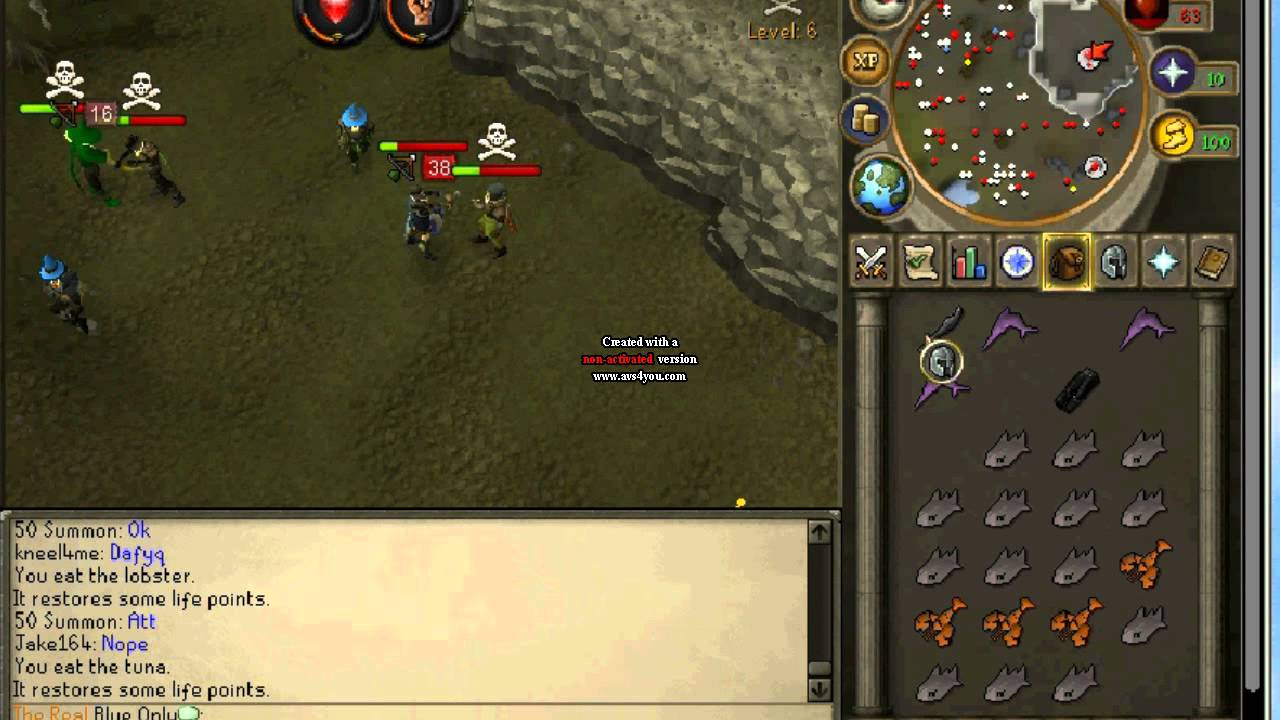 RuneScape - Blue Only - Pking - Vid 1 - Talisman Staff - YouTube