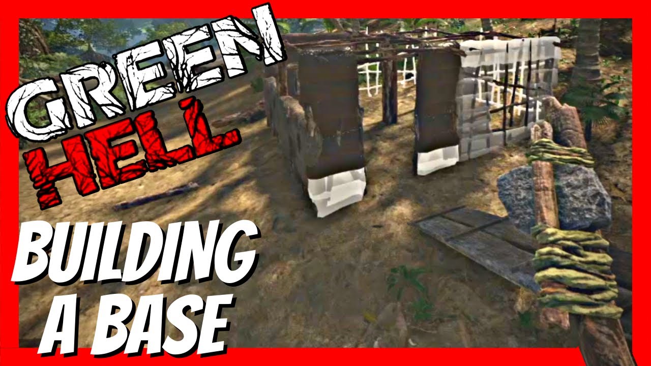 Building a base in Green Hell - YouTube