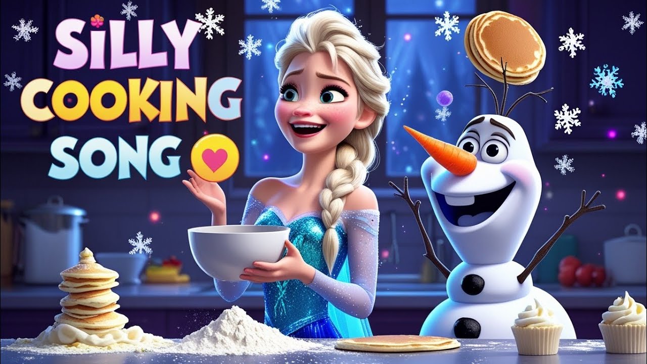🆕🎵 Elsa & Olaf’s Silly Cooking Song | Funny Frozen-Inspired Kids Song 🍰 ...