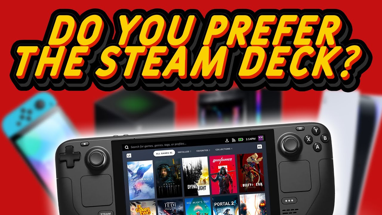 Do you PREFER the Steam Deck over PS5, Xbox, Switch and PC? Valve polls ...