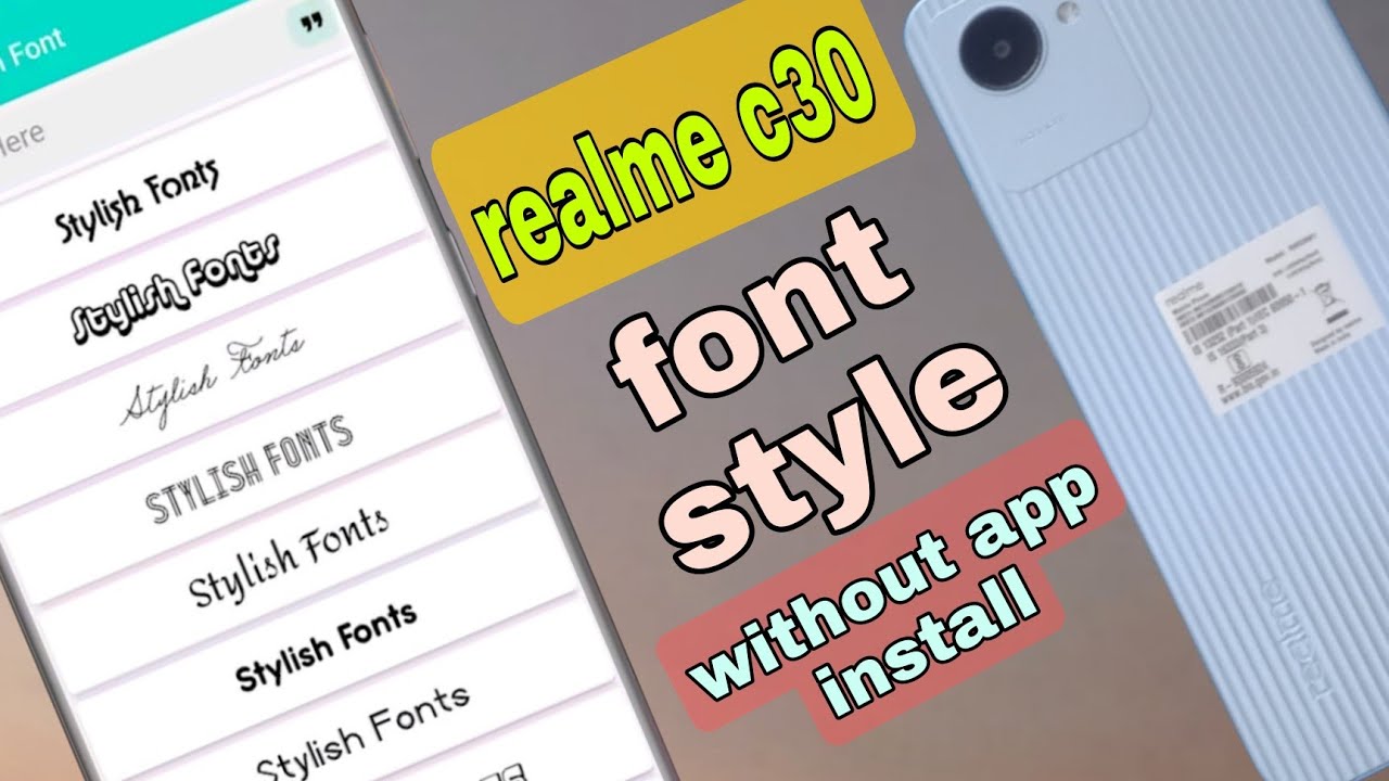 Realme C30 Font Style Change How To Change Font Style In Realme C30 Realme Device Font realme-c30-font-style-change-how-to-change-font-style-in-realme-c30-realme-device-font