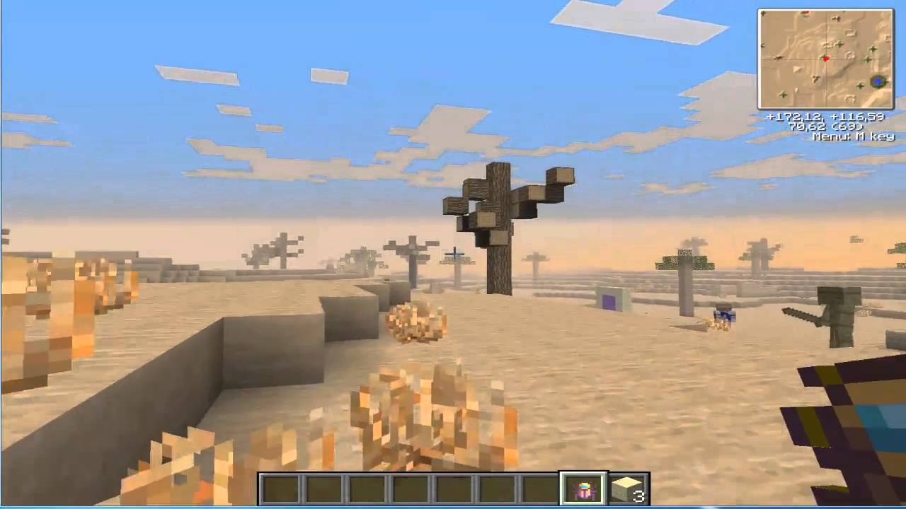 Minecraft 1.5.1 Como instalar Atum: La Dimension del desierto Mod ...