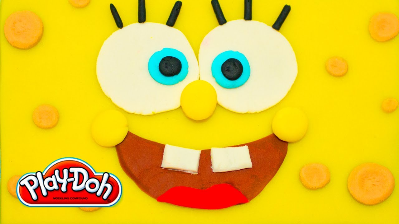 SpongeBob Play-Doh - How To Make SpongeBob with Play Doh SpongeBob ...