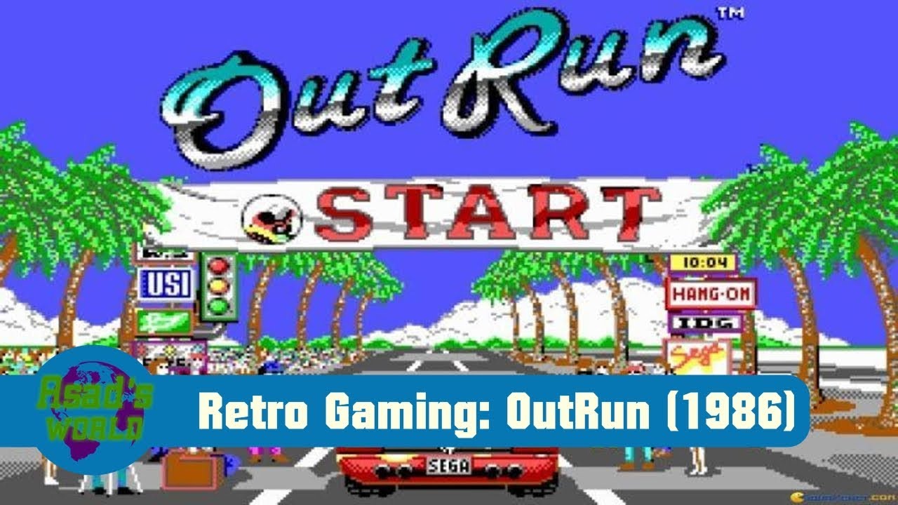 Retro Gaming: Outrun (1986) .. - YouTube