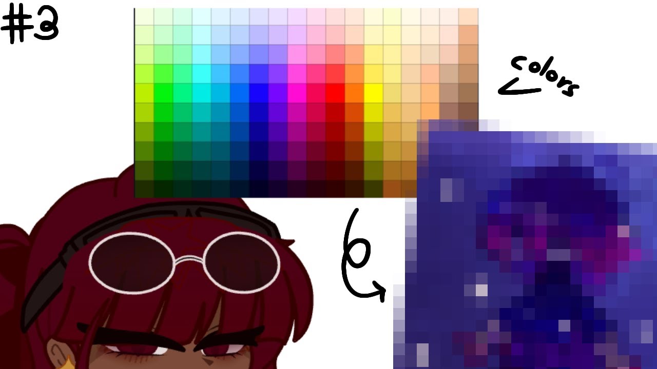 Gacha Challenge #3: Making a character using these colors! | Gacha Art ...