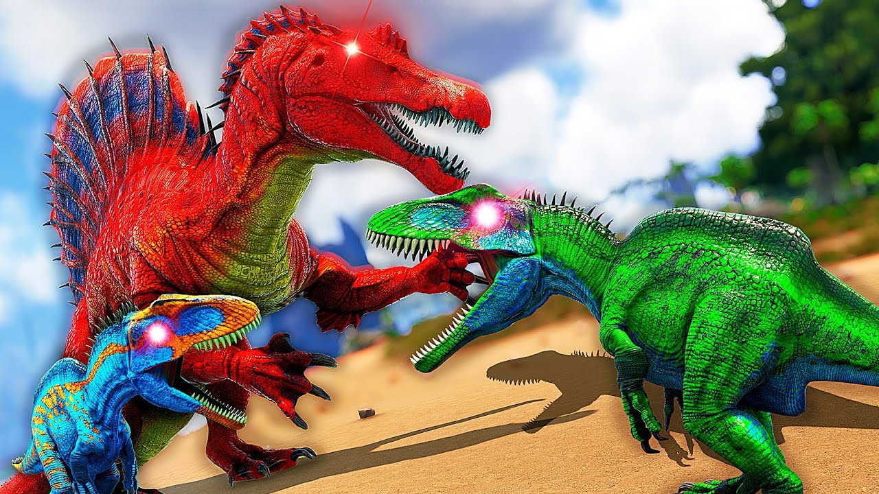 A Vingança do Bebê Acro e Seus Irmãos Contra os Spinos Traçoeiros! ARK ...