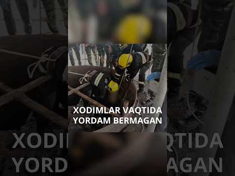 Andijonda hojatxonaga tushib ketgan xodimlar vaqtida qutqarilmagni aytilmoqda #uznews #news