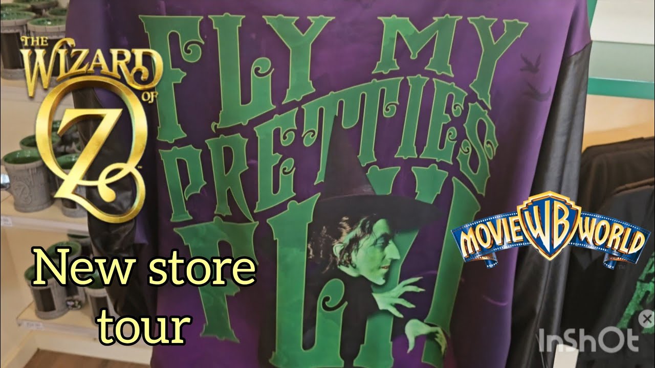 Wizard of Oz merch store, Movie World - YouTube