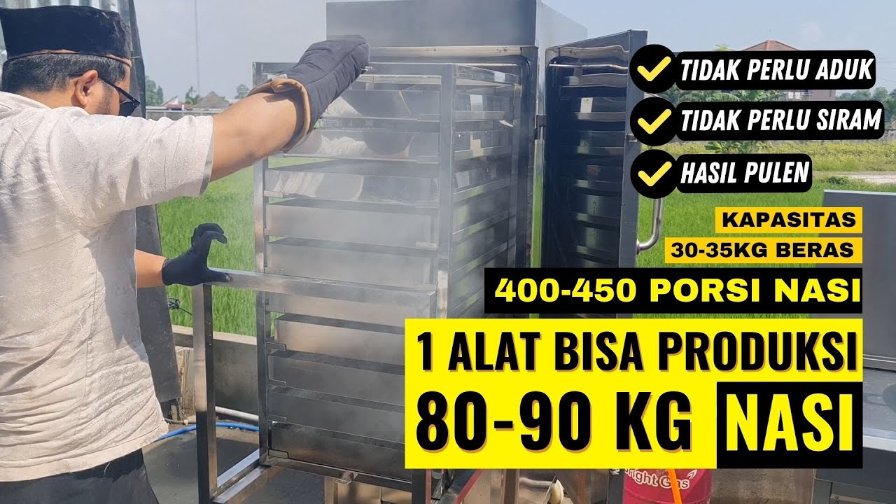 Rice Steamer Gas | Commercial Rice Cooker | Masak Untuk Ribuan Porsi ...