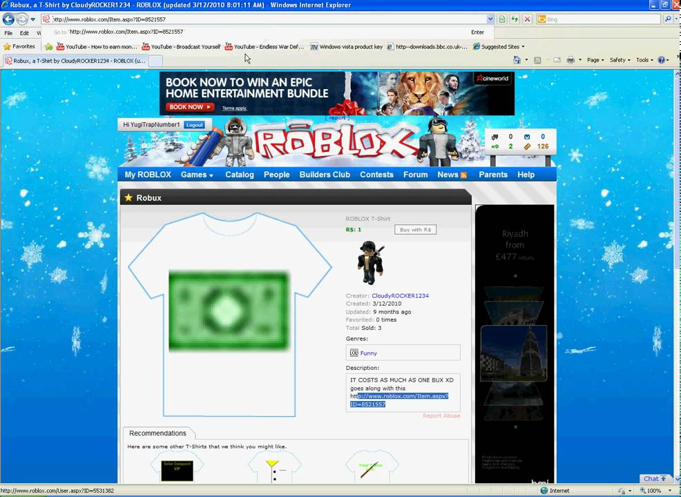 Fake Way To Get BC, ROBUX And TIX on ROBLOX - YouTube