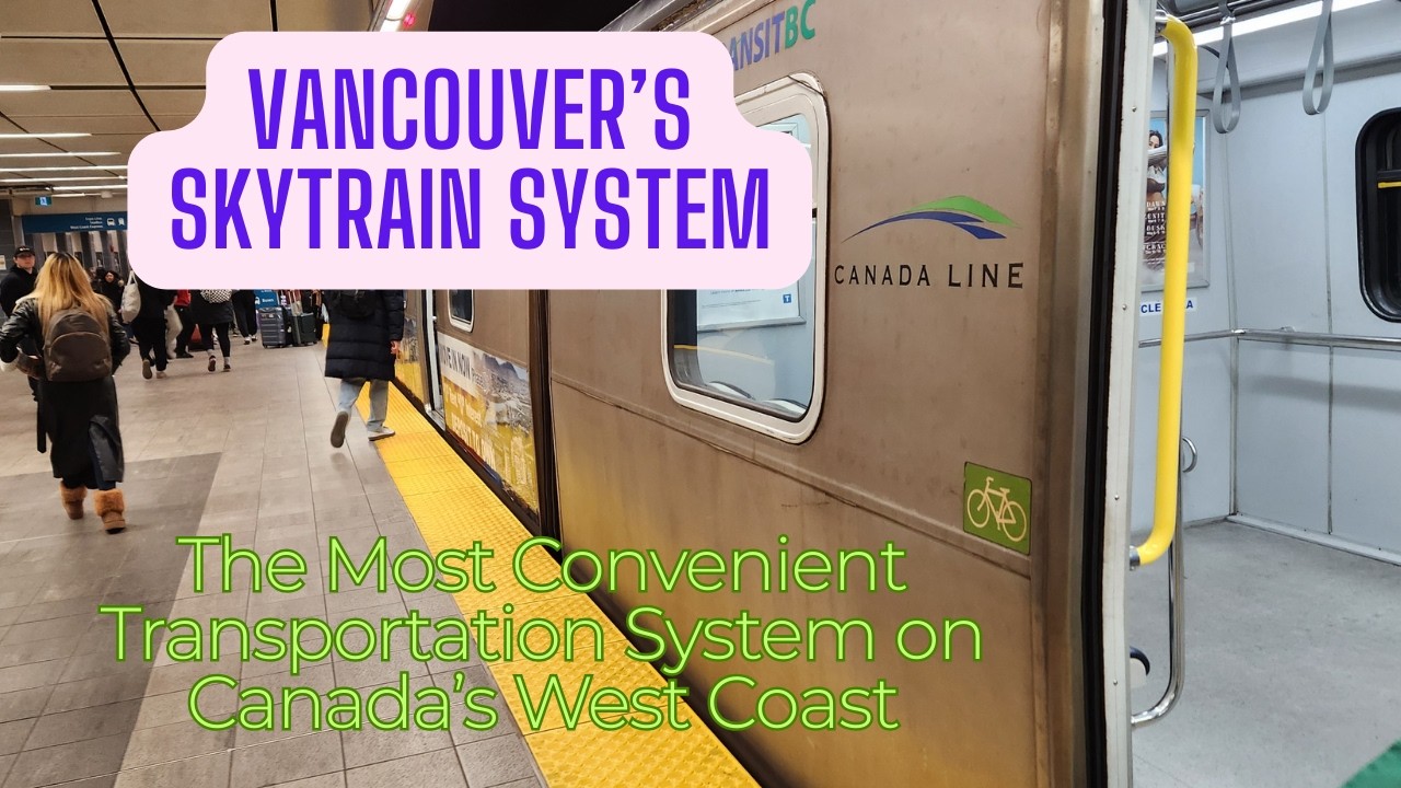 Exploring Vancouver's AMAZING Skytrain System on a Foggy Day - YouTube