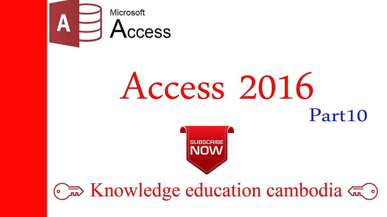 How to calculate Query with Access 2016(Part10) - YouTube