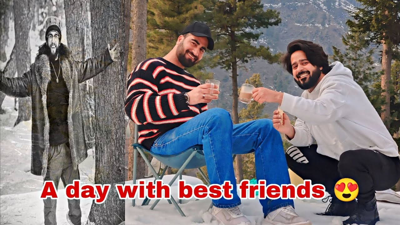 Day with best Friends | Baabarr mudacer | waris wani | The Umar | Yasir ...