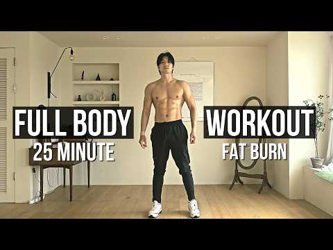 25-minütiges Ganzkörpertraining zu Hause (Fettverbrennung und ohne Geräte) FULL BODY WORKOUT AT HOME